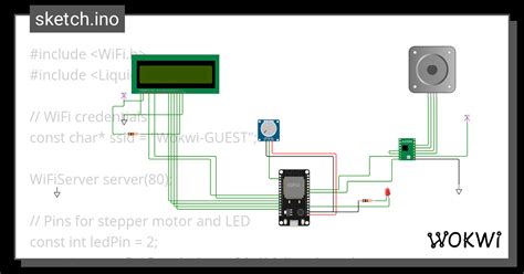 Controller ESP32 Stepper Moteur Copy 5 Wokwi ESP32 STM32 Arduino Simulator