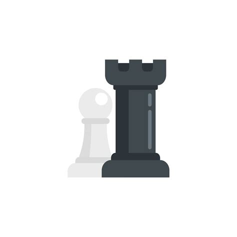 Chess Game Icon Flat Isolated Vector 14917497 Vector Art At Vecteezy
