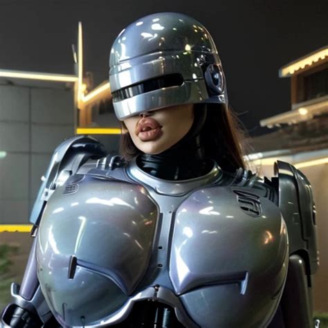 Best Quality Overall View Female Robocop Hua Gai With A Cool