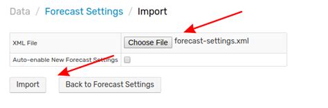 Importing Forecast Settings Axibase Time Series Database Use Cases Atsd