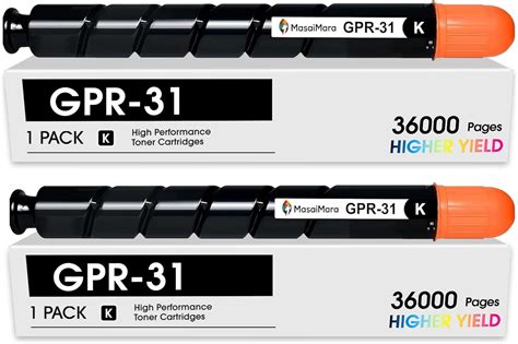 Masaimara Gpr 31 Gpr31 Exv29 Npg 46 High Yield Toner Cartridge Set For Canon