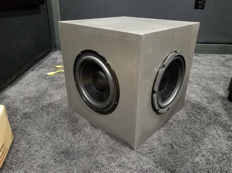 Cube Cubed Passive Radiator Sub Build Diyaudio