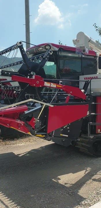 밀 콩 수확기 밀 콩 콤바인 언박싱 여름 더위 얀마 얀마코리아 농업기계 Youtube