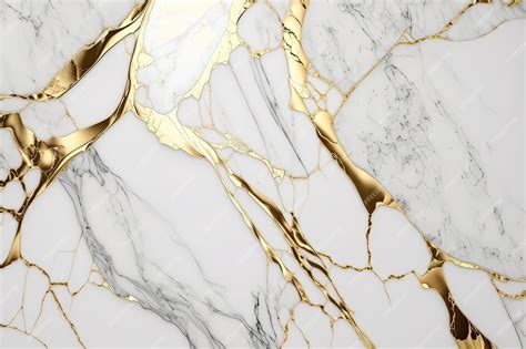 Luxe Marmeren Textuur Achtergrond Wit Goud Natuursteen Materieel