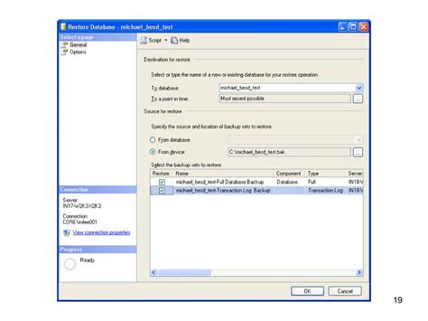 database mirroring setup ppt