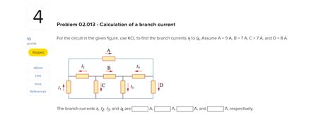 solved problem 02 013 calculation of a branch current for