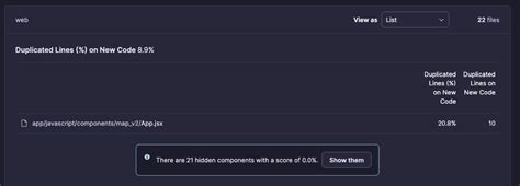 Duplicated Lines On New Code Sonarqube Not Showing Me Which Lines