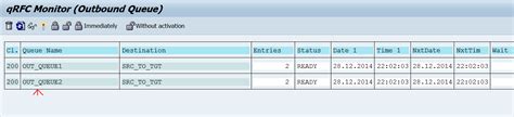 techsap qrfc with outbound queue and inbound queue between two