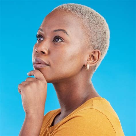 Premium Photo Thinking Decision And Black Woman With Ideas