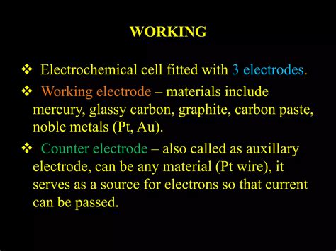 Cyclic Voltammetry Application Pptx