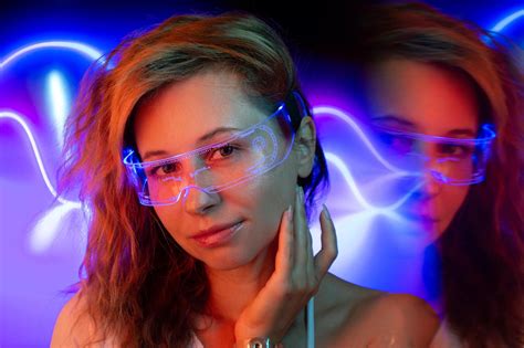 Neon Young Woman Portrait Free Photo On Pixabay Pixabay