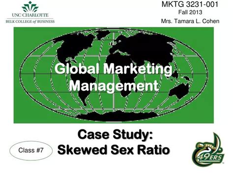 Ppt Global Marketing Management Case Study Skewed Sex Ratio