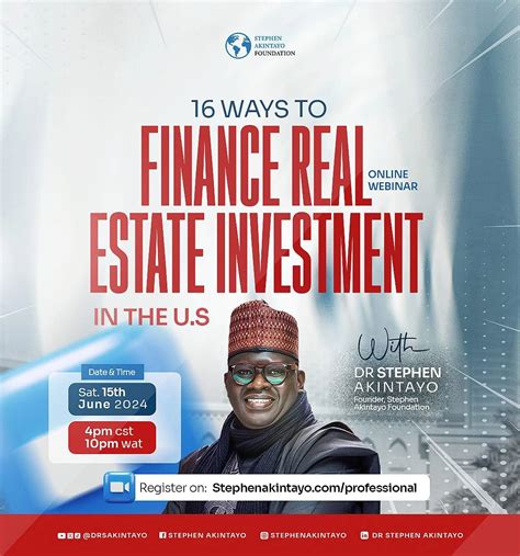 Learn real estate investment with Dr. Akintayo | Dr Stephen Akintayo posted on the topic | LinkedIn