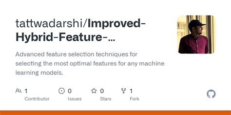 Github Tattwadarshi Improved Hybrid Feature Selection Techniques Advanced Feature Selection
