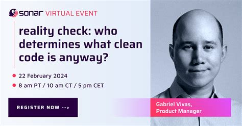 Webinar Reality Check Who Determines What Clean Code Is Anyway
