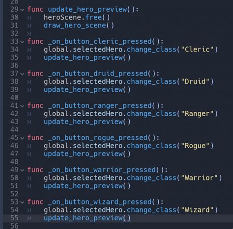 Godot 30 Tutorial Building A Simple Character Creation Menu Screen