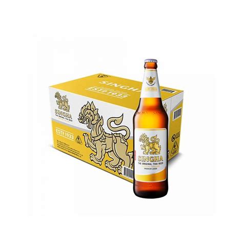 Singha The Original Thai Beer 320ml 24carton Tasty Snack Asia