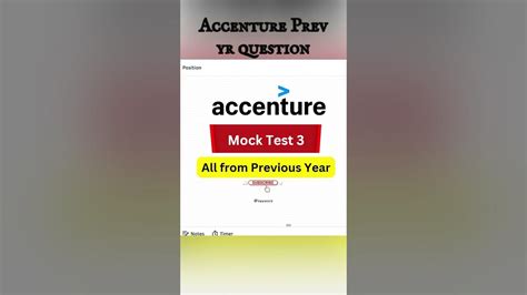 Accenture Mock Test Question Accenture Cognitive Assessment 2023 Youtube