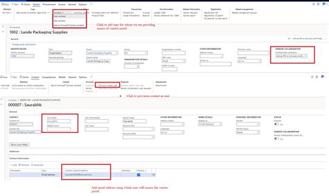 Setup Vendor Collaboration Portal Access For Existing Vendors In