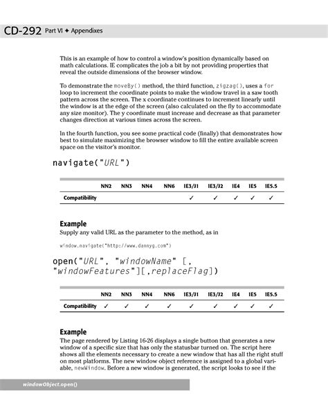 Java Script Tutorial Pdfdrive 91 Cd 292 Part Vi Appendixes This