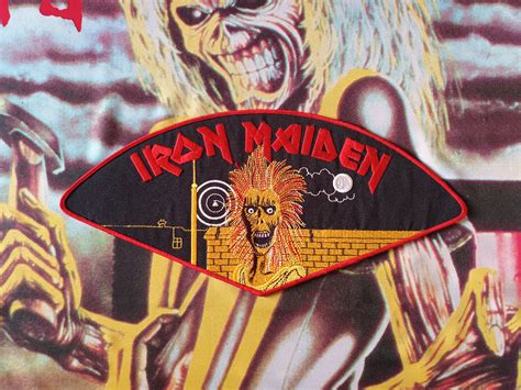 Iron Maiden First Album” Roadie Backpatch Eddies Battle Vest