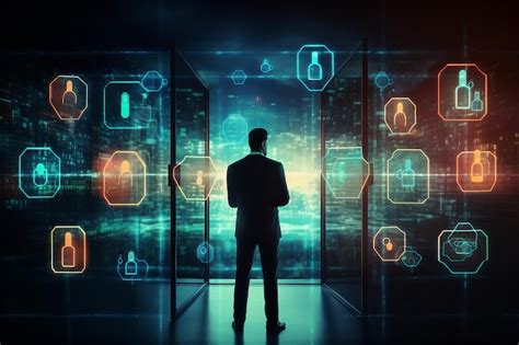Premium Photo Securing Business Finances And User Privacy Cyber
