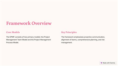 Project Management Framework Edrm Overview Guide Ppt