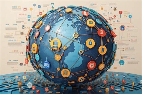 Premium Ai Image Code Symphony Illustrating The Endless Blockchain Transaction Stream