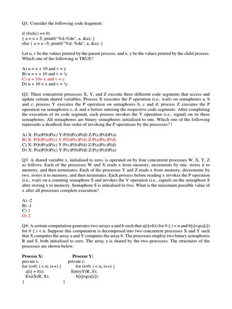 os mcq download free pdf scheduling computing thread computing