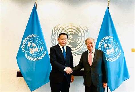 Монгол Монгол Улсаас НҮБ ын дэргэд суугаа Байнгын төлөөлөгч Н Анхбаяр 2025 оны 6 дугаар сарын