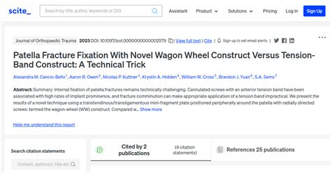 Patella Fracture Fixation With Novel Wagon Wheel Construct Versus