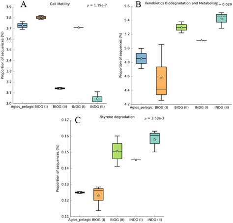 Predicted Abundances Of Enzyme Encoding Genes Involved In A Cell