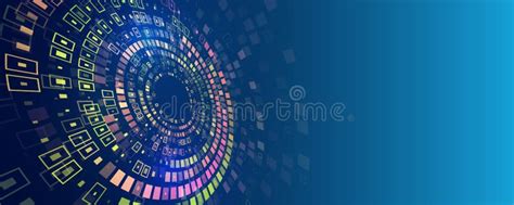 The Visual Concept Of The Array Big Data Complex Visualization Of Large Amounts Of Data In The