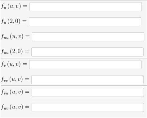solved consider the function f u v squareroot