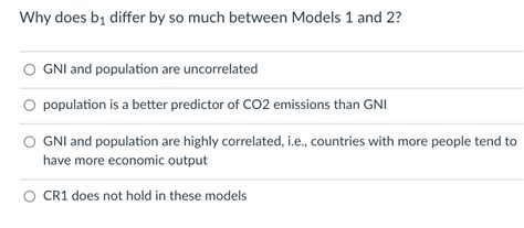 Solved Consider The Following Population Models Model 1 Chegg Com
