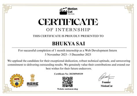 sai bhukya on linkedin webdevelopment internship aicteinternship