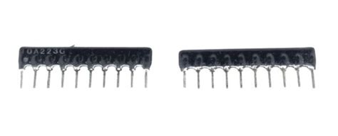 K Ohm PIN Resistor Network SIP Rajiv Electronics