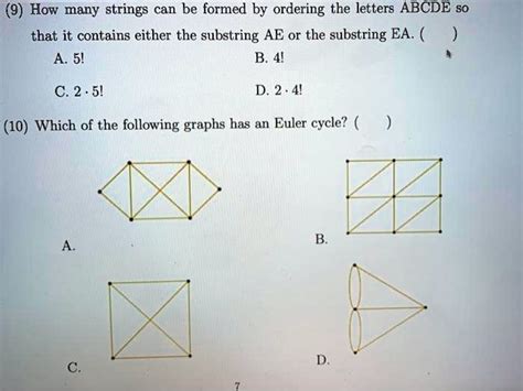 solved 9 how many strings can be formed by ordering the letters