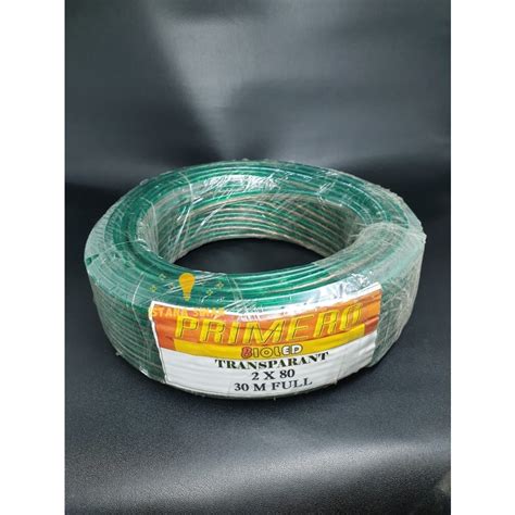 Jual Kabel Listrik Transparan X Kabel Audio Kabel Serabut Roll Shopee Indonesia