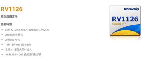 基于四核arm Cortex A7内核，rv1126、rv1109、rv1103、rv1106新一代人工智能视觉芯片 Mingjiada 博客园