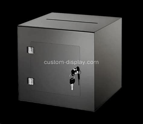 Custom Plexiglass Ballot Box Acrylic Donation Box Perspex Voting Box
