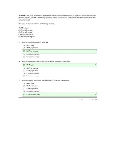 Ap Bio Ap Classroom Mcq Unit 6 Answers Pdf
