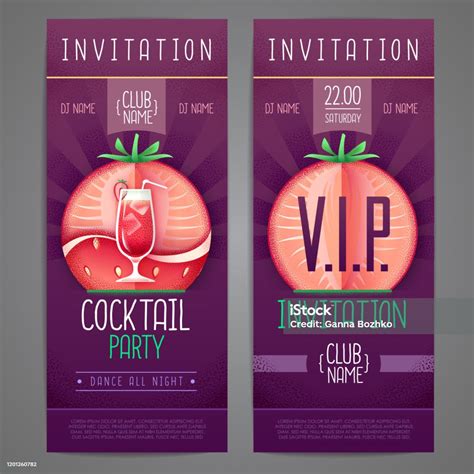 초대 디자인 칵테일 디스코 파티 포스터입니다 거친 텍스처 벡터 일러스트레이션 감귤류 과일에 대한 스톡 벡터 아트 및 기타 이미지