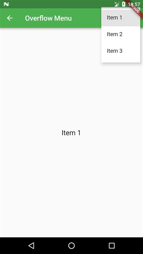 Flutter Why Does Popupmenubutton Dropdown Overlaps Statusbar Stack Overflow