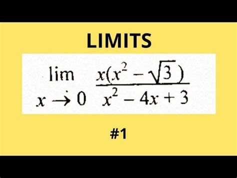 Limits How To Solve Basic Limits Problems Solved Example Problem Solved Solving Calculus