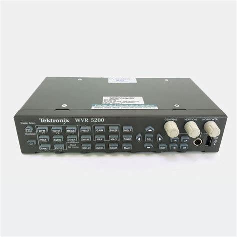 Ex Demo Tektronix Wvr5200 Multi Format Rasterizer Es Broadcast