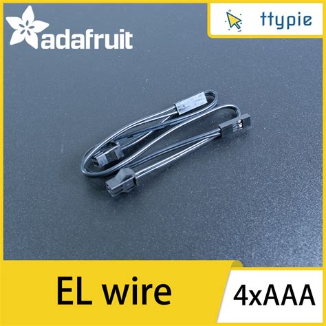 【現貨含稅附發票可統編】adafruit El Wire 4xaaa 電纜線 電線 逆變器 原裝進口 蝦皮購物
