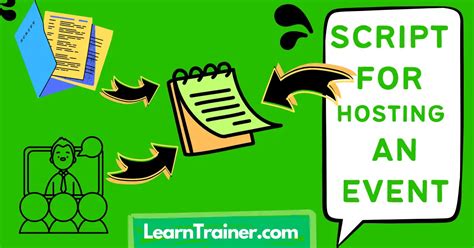 Script For Hosting An Event LearnTrainer
