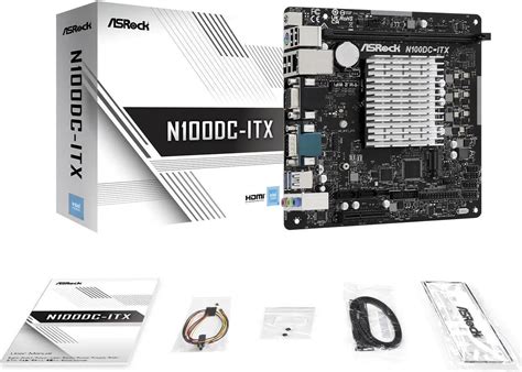 Asrock N100dc Itx Intel Quad Core Processor N100 Up To 3 4 Ghz Ddr4 2 Sata3 Supports Intel