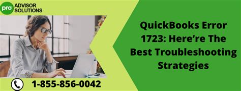 Quickbooks Error 1723 Herere The Best Troubleshooting Strategies By